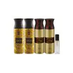Buy Ajmal 2 Aurum & 2 Wisal Dhahab Deo & Aretha EDP Pack of 5 20 ml ...