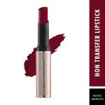 Buy Swiss Beauty Non Trasfer Water Proof Lipstick - (Magic Maroon) 3 gm ...