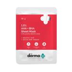 Buy The Derma Co 1.5 Percent AHA Plus BHA Sheet Mask for Clear and ...