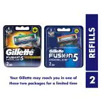 Buy Gillette Fusion5 Proglide Blades- 2 Cartridges 1's Online at Best ...