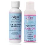 Buy Vigini Natural Actives Hair Growth Vitalizer Oil 100 ml + Damage ...