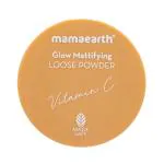 Buy Mamaearth Glow Mattifying Loose Powder with Vitamin C & Aloe Vera ...
