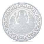 Buy Reliance Jewels 999 Lakshmi Round Border Silver Coin 25 g Online at ...