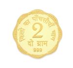 Buy Reliance Jewels 24 KT (999) Flower Round Gold Coin 2G Online at ...