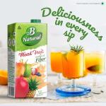 B Natural Mixed Fruit Juice 1 L - JioMart