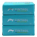 Cinthol Cool Menthol + Active Deo Fragrance Soap 125 g (Pack of 3 ...