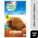 Britannia NutriChoice Essentials Ragi Cookies 150 g - JioMart