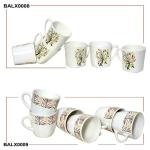 Lexus Comfort Assorted Ceramic Mug 140 ml (Set of 6) - JioMart