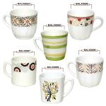 Lexus Comfort Assorted Ceramic Mug 140 ml (Set of 6) - JioMart