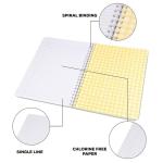 Classmate Pulse 6 Subject Red Spiral Notebook (300 pgs) - JioMart