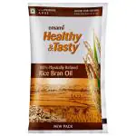 Buy Emami Healthy & Tasty Physically Refined Rice Bran Oil 1 L Online at Best Prices in India ...