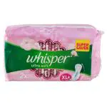 Whisper Ultra Soft Sanitary Napkin with Wings (XL+) 30 pads - JioMart