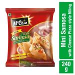 McCain Mini Samosa With Cheese Pizza Style Filling 240 g - JioMart