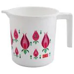 Buy Polyset Flora White & Pink Printed Plastic Mug 1.5 L Online at Best ...