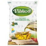 Buy Vibhor Refined Soyabean Oil 830 g Online at Best Prices in India ...