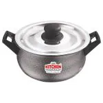 Buy Kitchen Essentials Black Aluminium Handi 4.25 L Online at Best ...