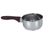 Buy Vinod Round Stainless Steel Induction Capsule Bottom Saucepan 1 L ...