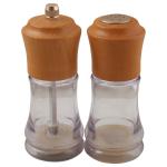 Buy Renberg Glass Salt Shaker and Pepper Mill (Set of 2) Online at Best ...