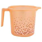 Buy Polyset Tulip Tint Brown Plastic Bath Mug 1.5 L Online at Best ...