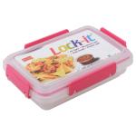 Buy Polyset Lock-It Pink Rectangular Plastic Container 400 ml Online at Best Prices in India ...