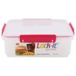 Buy Polyset Lock It Pink Rectangular Plastic Container 2 L Online at Best Prices in India - JioMart.