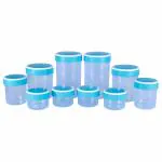 Buy Polyset Ringo Blue Round Plastic Container (10 pcs) Online at Best Prices in India - JioMart.