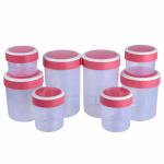 Buy Polyset Ringo Pink Round Plastic Container (8 pcs) Online at Best Prices in India - JioMart.
