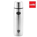 Buy Cello Flip Style Silver Stainless Steel Flask 750 ml Online at Best ...