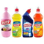 Buy Glito Toilet, Floor & Dishwash Cleaner Combo Pack (500 ml + 1 L + 500 ml + 500 ml) Online at ...