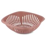 Buy Flair Frosty Beige Square Pastic Carry Basket 4 L Online at Best ...