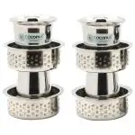Buy Coconut Laser Stainless Steel Coffee Dabra Set 150 ml (4 pcs ...