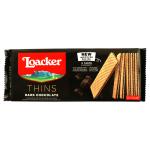 Buy Loacker Thins Dark Chocolate Cream Filled Crispy Wafer 150 g Online ...