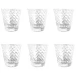 Buy Yera Transparent Whisky Glass 315 ml (Set of 6) Online at Best ...