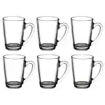 Buy Yera Glass Tea and Coffee Mug 230 ml (Set of 6) Online at Best ...