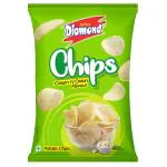 Buy Yellow Diamond Cream and Onion Potato Chips 100 g Online at Best ...