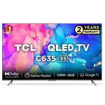 Buy TCL 139 cm (55 inch) 2Yr Warranty Ultra HD (4K) QLED Smart TV, 55C635 Online at Best Prices ...