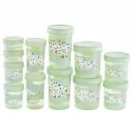 Buy Mastercook Ebiza Green Plastic Container (12 pcs) Online at Best ...