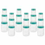 Buy Mastercook Bubble Green Plastic Jar (18 pcs) Online at Best Prices ...