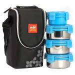 Buy Cello Max Fresh Blue Stainless Steel Lunch Box 550 ml (Set of 4 ...