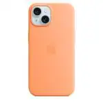 Buy Apple iPhone 15 Silicone Case, Orange Sorbet Online at Best Prices ...