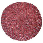 Buy Elegant Weavers Round Mat (Red) 40X40 cm Pack of 2 Online at Best ...