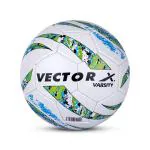 Buy Vector X Football Varsity PVC Machine Stitched Size 5 White Blue ...