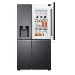 Buy LG 630 L 3 Star Frost Free Side by Side Refrigerator, Matt Black, X257AMC3 Online at Best ...