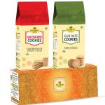 Buy Dhampur Green Gift Jaggery Cookies Gift Hamper Gur Cracker & Gur ...