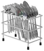 Buy TDO Stainless Steel Spoon Stand Holder Cutlery Rack for Kitchen ...