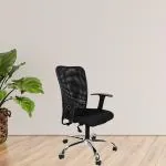 Buy HE HETAL Enterprises Banko Low Back Mesh Medium Back Office Chair ...