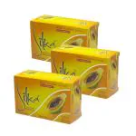 Buy Queue Silka Papaya whitening Herbal soap pack of 3 Online at Best Prices in India - JioMart.