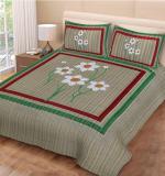 Buy Batham HandloomMulticolorCottonQueenBedsheet Online at Best Prices ...