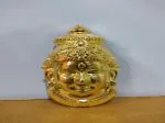 Buy Sigaram 7x3.5 Inch German Silver lakshmi Face Mukoot For Vara ...