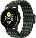 Buy Artmu Green, Black Elastic Adjustable Smartwatch Strap For Tagg ...